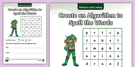 Robotics And Coding Create An Algorithm To Spell The Words