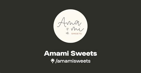 Amami Sweets Pontos De Venda Linktree