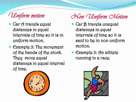 Ppt Comparison Between Uniform And Non Uniform Motion Powerpoint