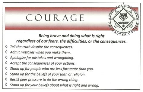 Courage Poster Form Pdf Courage Do What Is