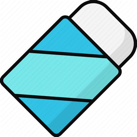 Eraser Rubber Stationery School Supply Erase Icon Download On