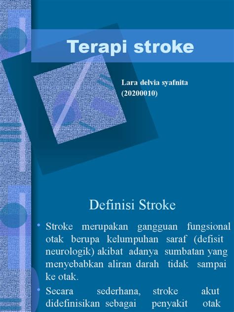 Terapi Stroke Pdf