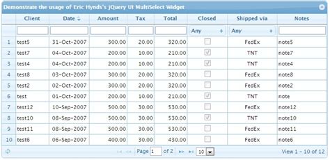 Is It Possible To Filter Jqgrid With A Default Colmodel Stack Overflow