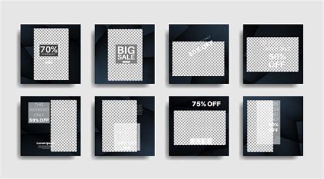 소셜 미디어에 대한 현대 프로모션 스퀘어 웹 배너 벡터 디자인 일러스트레이션 Brand Name Online Messaging Platform에 대한 스톡 벡터 아트 및