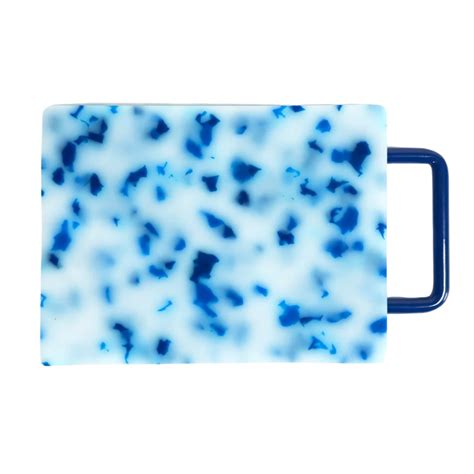 Small Cutting Board Blue White Cocktail Emporium