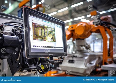 Futuristic Efficient Smart Automation Robot Revolution Production