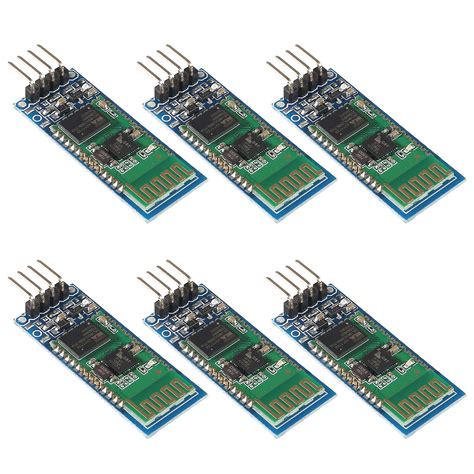 Getuscart Coliao 6pcs Hc 06 Bluetooth Module Rs232 4 Pin Wireless Bluetooth Serial Rf