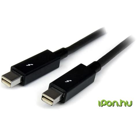 STARTECH Thunderbolt Connector Black M TBOLTMM M IPoncomp Com