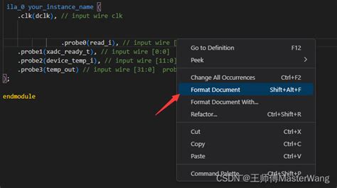 【xilinx】如何自动格式化verilog代码vivado怎么格式化代码 Csdn博客