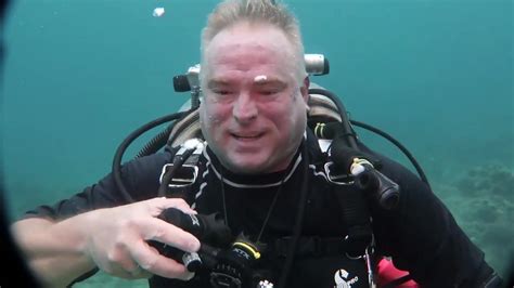 Scuba Bear Barefaced Deep Underwater