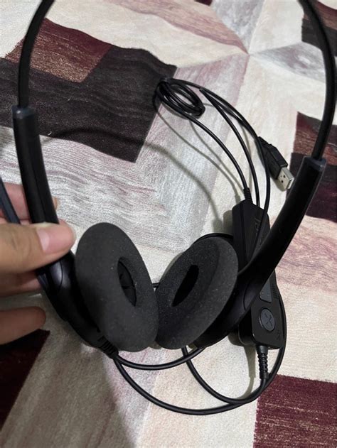 Jabra Noise Cancellation Headset Audio Headphones Headsets On Carousell