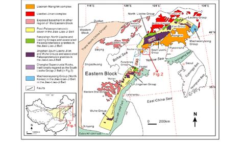 Map Of The Paleoproterozoic Jiao Liao Ji Belt In The Eastern Block Of