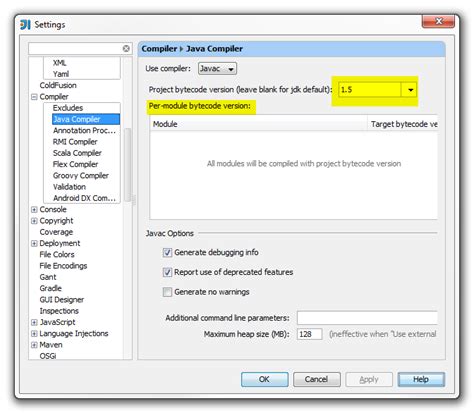 jakarta ee how to build the java project target as 1 5 by 1 6 jdk
