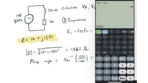 Simple RL Series Circuit Voltage Calculations Example Problem