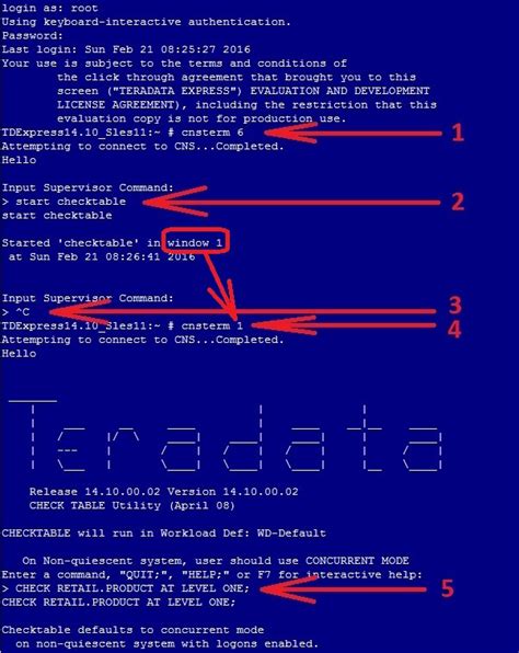 How To Use The Teradata Checktable Utility