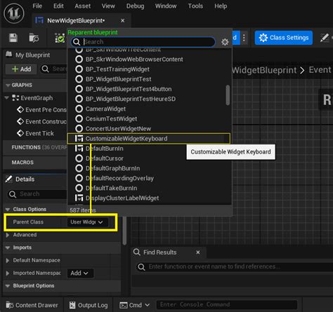 create custom keyboard skyreal documentation