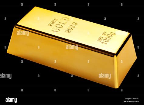 Gold Bar Black Background