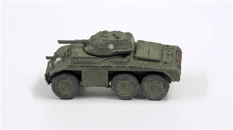 T17 Armoured Car Deerhound Us Radpanzerfahrzeug 3d Scale