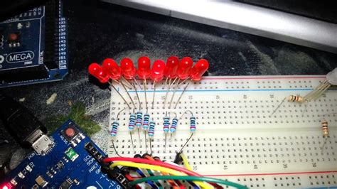 Shift Register 74hc595 Binary Led Count Youtube