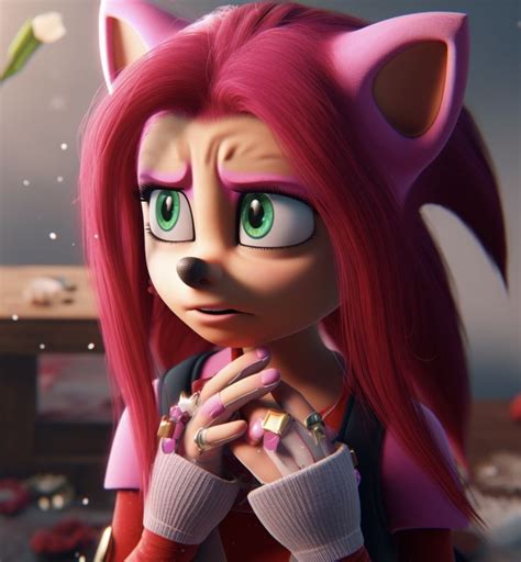 Amy Rose Rosy From The Video Game Sonic The Hedgehog