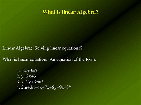 Solution Linear Algebra Basic Concepts Studypool