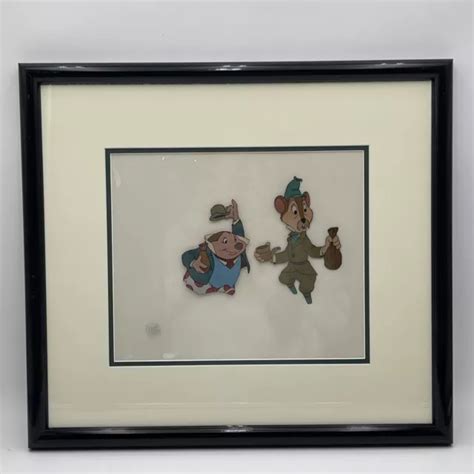 Walt Disney Mickeys Christmas Carol Ratie And Moley Movie Production Cel