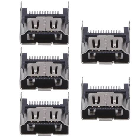 5x Game Console Socket Port Interface Connector Replacement For Sli Hot
