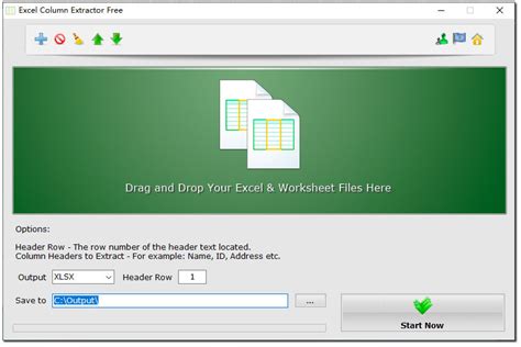 extract columns from excel files and combine them into one using excel