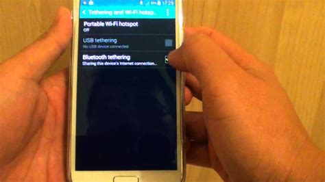 samsung galaxy s5 how to enable disable bluetooth tethering youtube
