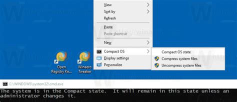 Add CompactOS Context Menu In Windows