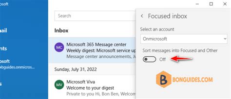 How To Turn Off Or Disable Focused Inbox In Outlook Microsoft