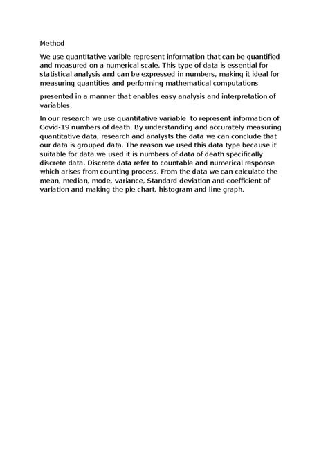 Method Method We Use Quantitative Varible Represent Information That Method Method We Use Quantitative Varible Represent Information That