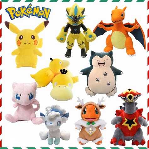 16 80cm Pokemon Go Pikachu Eevee Squirtle Plush Stuffed Toy Ts Figure Tv Version Shopee