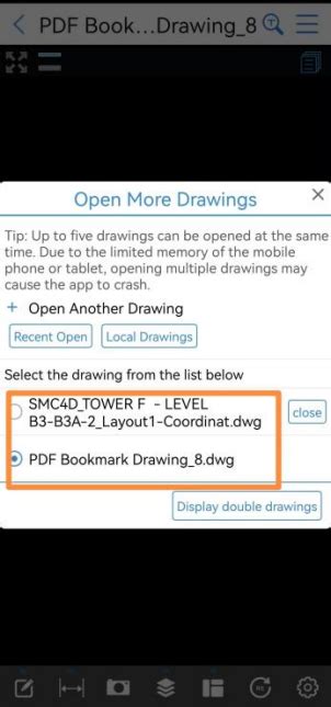 how to open multiple cad drawings using the mobile version of cad reader cad reader