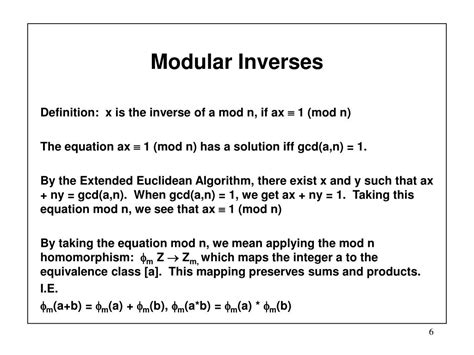 Ppt Network And Computer Security Cs 475 Modular Arithmetic