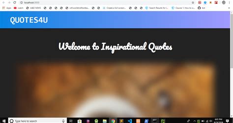 Building A Small Random Quotes Generator Using Reactjs By Muhammed