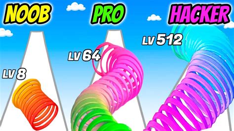 Circle Stack Run NOOB Vs PRO Vs HACKER YouTube
