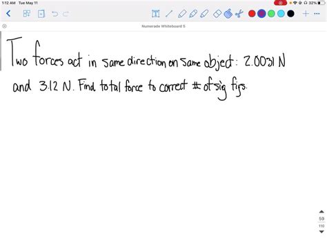 Solved Two Different Forces Acting On The Same Object Are Measured