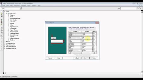 Create A Form In Oracle Forms Using Data Block Wizard Video Tutorial