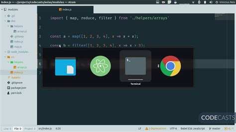 09 export default const class e function módulos javascript youtube