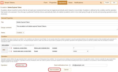 Set An Automatic Expiration Date For Tokens Flowfinity Knowledge Base