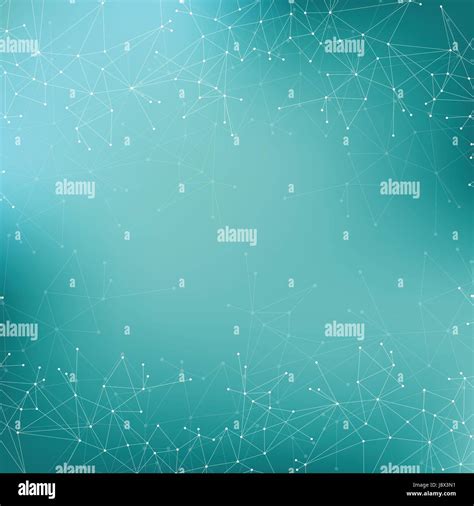 Molecule Structure Dna And Communication Background Connected Lines With Dots Concept Of The