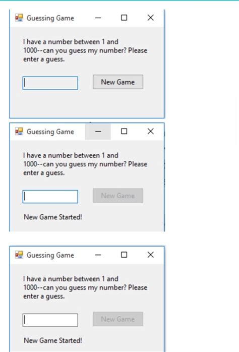 Solved Write A Windows Form Application Program That Plays