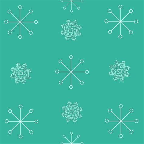 Premium Vector Simple Snowflake Pattern For Wrapping Paper