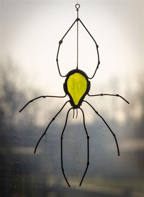 Stained Glass Spider Etsy