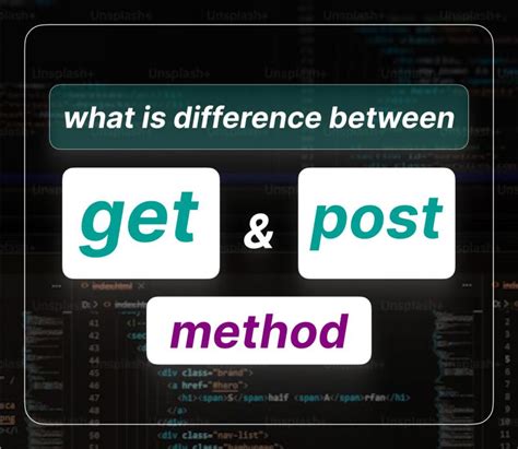 Md Imran Hossain On Linkedin What Is Difference Between Get And Post