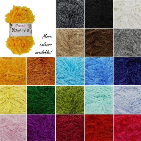 King Cole Moments Eyelash Knitting Yarn Knit Craft Wool Crochet 50g