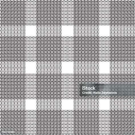 격자 무늬 타탄 매끄러운 패턴 흑백 줄무늬 체크 무늬 배경입니다 기하학적 질감 반복 배경입니다 수직 및 수평 편조 피그 테일 줄무늬 모양 사각형 벡터 디자인 0명에 대한
