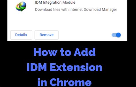 How to Add IDM Extension in Google Chrome/Mozilla/Opera