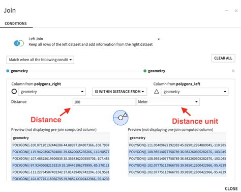Geo Join Joining Datasets Based On Geospatial Features — Dataiku Dss